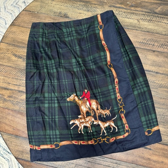 Brooks Brothers | Skirts | Brooks Brothers Vintage Equestrian Wrap ...